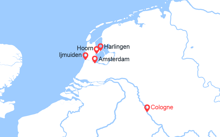 Croisière e Rhin : Cologne, Amsterdam, IJsselmeer - 8 jours, (Nicko ...
