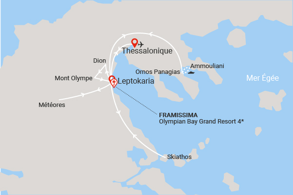 Circuit Mythes et traditions autour du mont Olympe, logement au ...